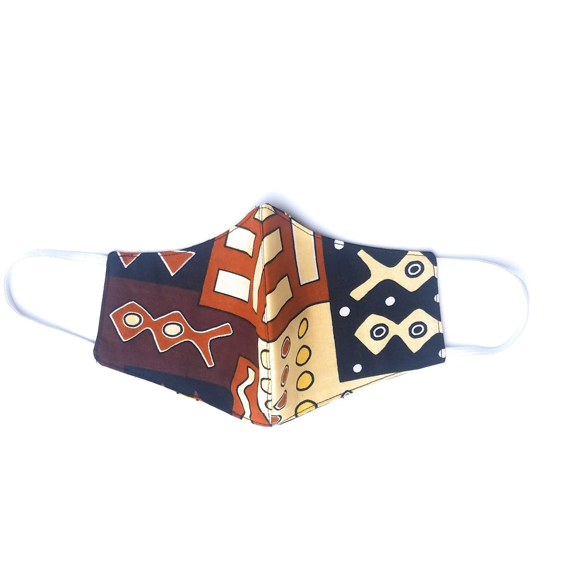 Colorful African Print Face Mask | Reversible Multicolor Cotton — A ...