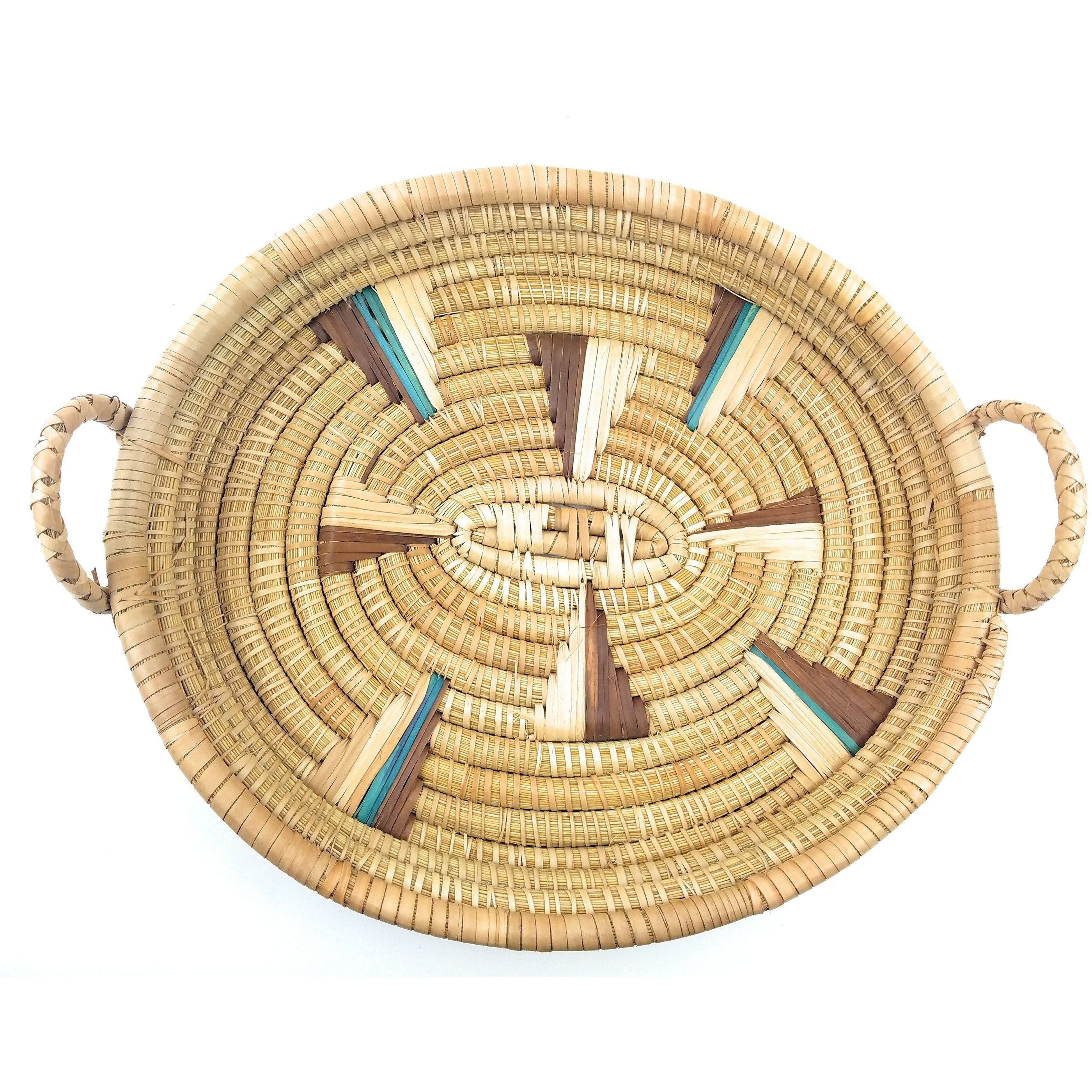 Handwoven Wicker Tray from Zimbabwe | Shona Artisan Craft — A Taste Of ...