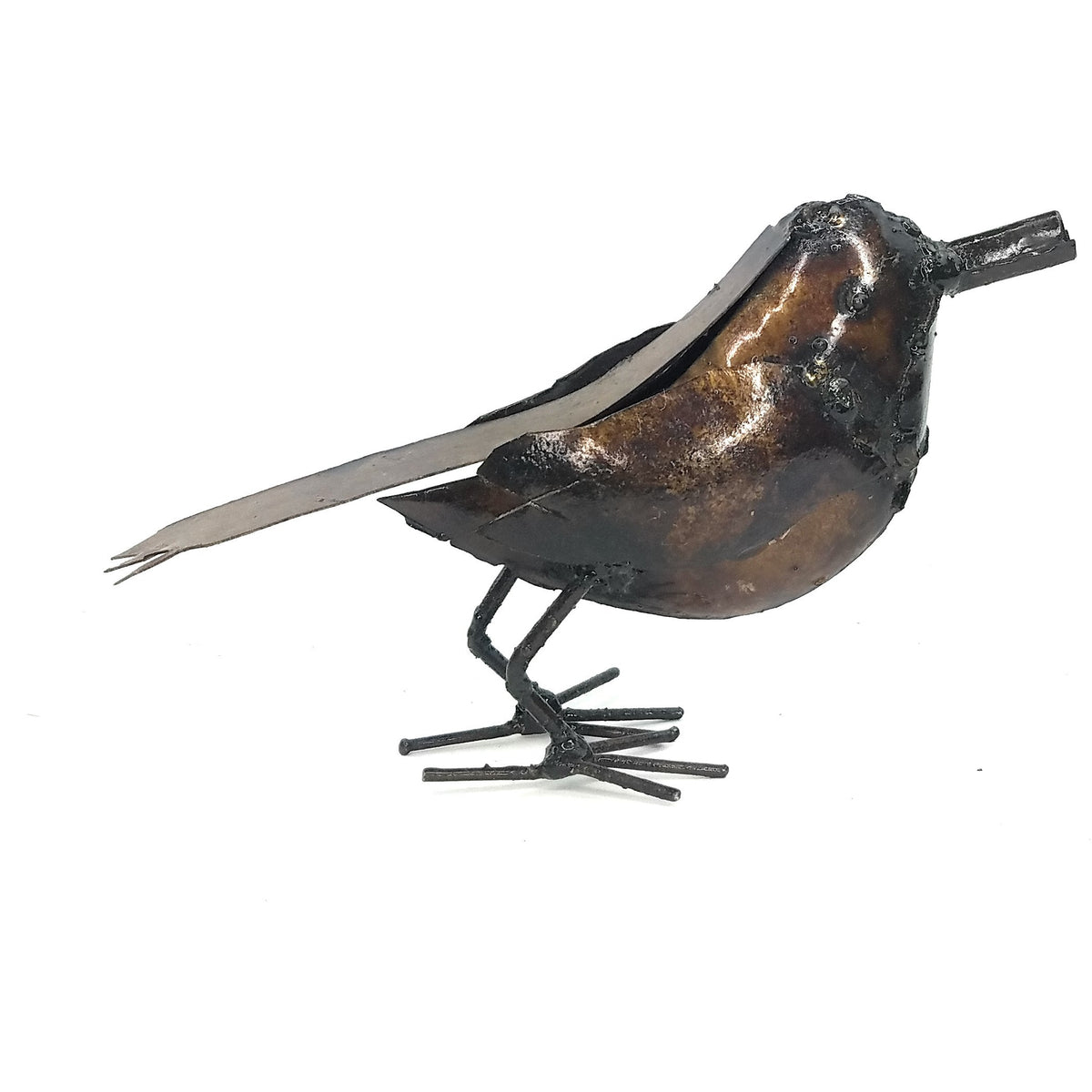 Handmade Recycled Metal Bird – Wings Down | Zimbabwe Fair Trade Art — A ...